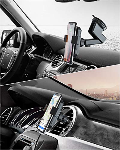 Wireless Car Charger, CHGeek 15W Fast Charging Auto Clamping Car Mount Phone Holder fit for iPhone 14 13 12 11 Pro Max Xs MAX XS XR X 8+, Samsung Galaxy S23 Ultra S22 S21 S20 10+ S9+ Note 9, etc