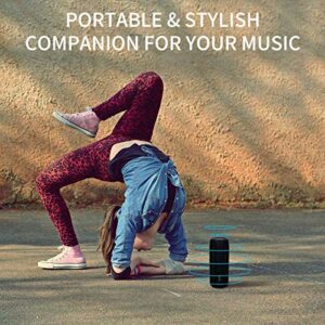 Bluetooth Speakers,MusiBaby M88 Speakers Bluetooth Wireless,Portable Bluetooth Speakers,Dual Pairing, Bluetooth 5.0,Loud Stereo Sound,Booming Bass,30H Playtime for Home& Outdoor Party,Beach (Black)