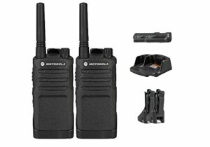 2 pack of motorola rmu2040 business two-way radio 2 watts/4 channels military spec 20 floor range