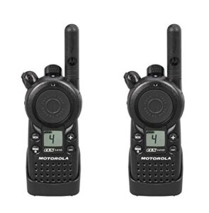 motorola professional cls1410 5-mile 4-channel uhf two-way radio (two count)