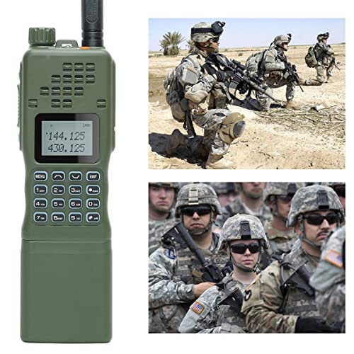 2 Pack Baofeng AR-152 Ham Radio 10W Long Range Rechargeable Handheld Military Grade Two Way Radio with Tactical Antenna and Programming Cable walkie talkies Full Set