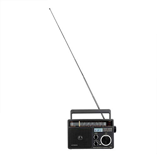 Retekess TR618 AM FM Radio Plug in Wall, Portable Shortwave Radios, Support SD, Micro SD and USB Flash Drive, AM FM Radios with Best Reception for Home Kitchen or Drive in