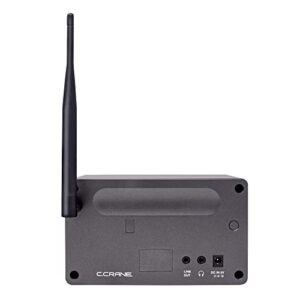 C. Crane CC WiFi 3 Internet Radio with Skytune, Bluetooth Receiver, Clock and Alarm with Remote Control, Access to Thousands of Radio Stations Worldwide