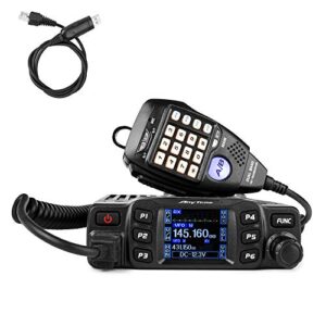 anytone at-778uv transceiver mobile radio dual band 25w vhf/uhf vox vehicle car radio w/cable