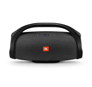 jbl boombox portable bluetooth waterproof speaker (black) (renewed)