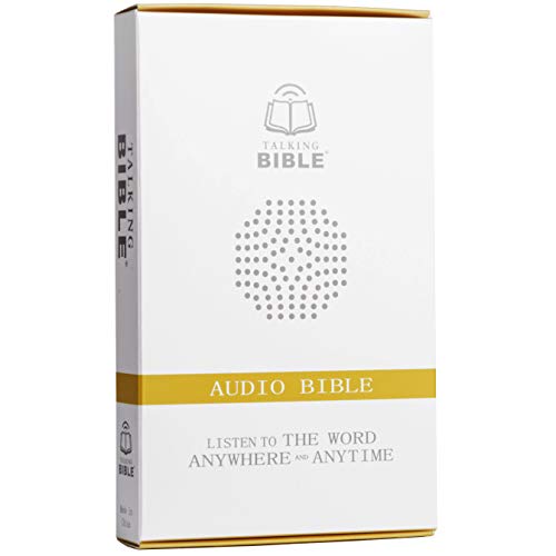 Talking Bible - Electronic Holy Bible Audio Player in English for Seniors, Kids and The Blind, Battery Powered, KJV (King James Version), Black