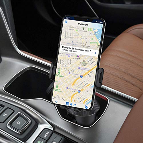 WixGear Cup Phone Holder for Car, Car Cup Holder Phone Mount Adjustable Automobile Cup Holder Smart Phone Cradle Car Mount