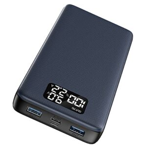 easylonger power bank, portable charger 26800mah 22.5w fast charging battery pack, 3 outputs phone charger with led display, pd 3.0 usb c external battery for iphone, samsung, tablet, lg, android, etc