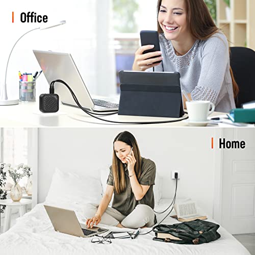 100W USB C Charger - Fast Charging Block GaN PD 3.0 USB Wall Charger Multiport Power Adapter: 4 Ports USB C Laptop Cell Phone Charging Station for MacBook Pro iPhone 14/13/12 Pro Max iPad Samsung