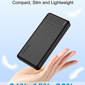 AsperX PD 22.5W [ Faster Charging ] 15000mAh Portable Charger, [ USB C Out & in] Slim Power Bank, External Battery Pack Cell Phone Charger for iPhone 14/13 Samsung AirPods and More