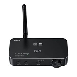 fiio bta30pro bluetooth receiver portable transmitter stereo wireless high resolution aptx/ldac dsd256 optical/coaxial/line-out for pc/tv/speaker/home audio