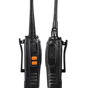 Arcshell Rechargeable Long Range Two-Way Radios with Earpiece 6 Pack Walkie Talkies Li-ion Battery and Charger Included