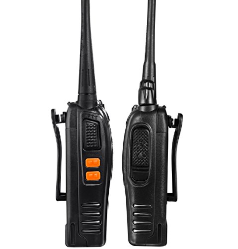 Arcshell Rechargeable Long Range Two-Way Radios with Earpiece 6 Pack Walkie Talkies Li-ion Battery and Charger Included