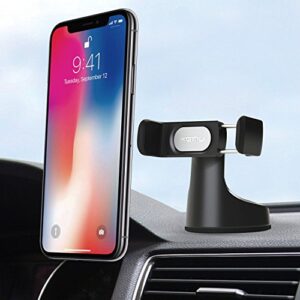 Kenu Airbase Pro Car Phone Mount for Dashboard and Windshield - Desk Phone Stand - 360 Degree Rotation - Grips Expand to 3.6 Inches - Elegant Design - Fits Latest iPhones, Samsung, and Android Phones