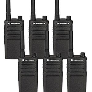 6 Pack of Motorola RMU2040 Two Way Radio Walkie Talkies