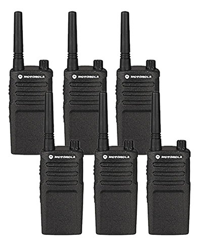 6 Pack of Motorola RMU2040 Two Way Radio Walkie Talkies