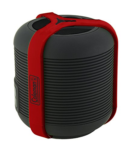 Coleman Waterproof, Hands-Free Speaker for Universal/Smartphones - Red