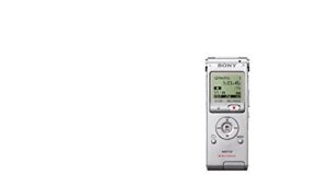 sony icd-ux200 digital voice recorder with built-in stereo microphone (silver)