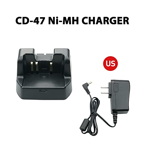 CD-47 Desktop Charger for Yaesu FT-270R FT-60R Vertex Standard VX160 VX420 VX-400 VX-410 VX-414 VX-417 Radio Battery Charger