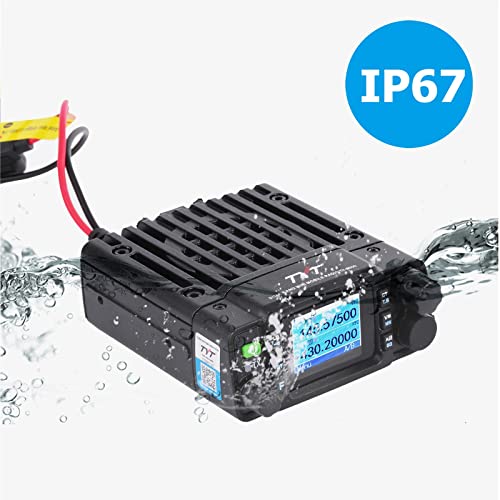 TYT TH-8600 Dual Band Mini Mobile Transceiver IP67 Waterproof Car Radio 2M/70CM 25W Amateur Two Way Radio w/Cable