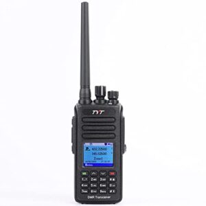 tyt md-uv390 digital dual band vhf uhf dmr radio waterproof dustproof ip67 walkie talkie