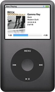 sajpo original appleipod compatible for mp3 mp4 player apple ipod 120gb black classic 7th generation