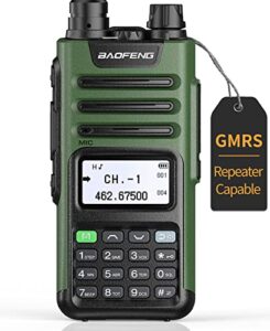 baofeng gm-15 pro gmrs radio(upgrade of uv-5r) handheld radio,noaa weather receiver & scan radio,gmrs repeater capable, rechargeable long range two way radio with usb-c charger