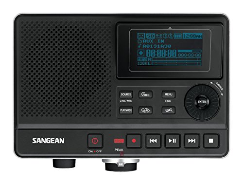 Sangean DAR-101 Professional Grade Digital MP3 Recorder (Black)