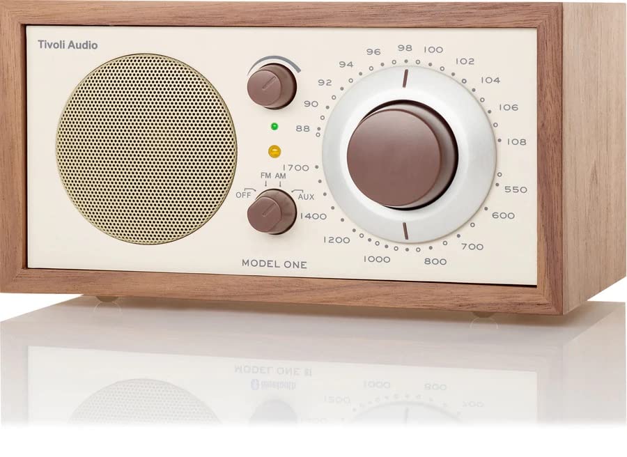 Tivoli Audio model One Am/ fm Table Radio, Classic/ Walnut, 2.4 Lb