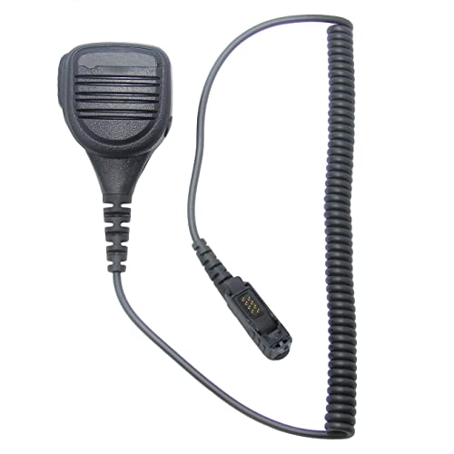 MaximalPower Palm Speaker Mic with Reinforced Cable and Noise Reduction Remote Shoulder Microphone for Motorola DMR Radio XPR3300 XPR3500 XPR3300e XPR3500e XPR 3300 3500 3300e 3500e