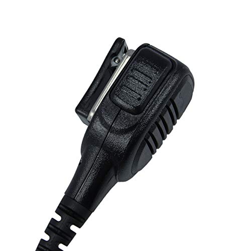 MaximalPower Palm Speaker Mic with Reinforced Cable and Noise Reduction Remote Shoulder Microphone for Motorola DMR Radio XPR3300 XPR3500 XPR3300e XPR3500e XPR 3300 3500 3300e 3500e