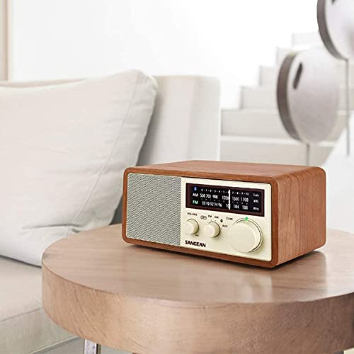 Sangean WR-16 AM/FM Bluetooth Wooden Cabinet Radio