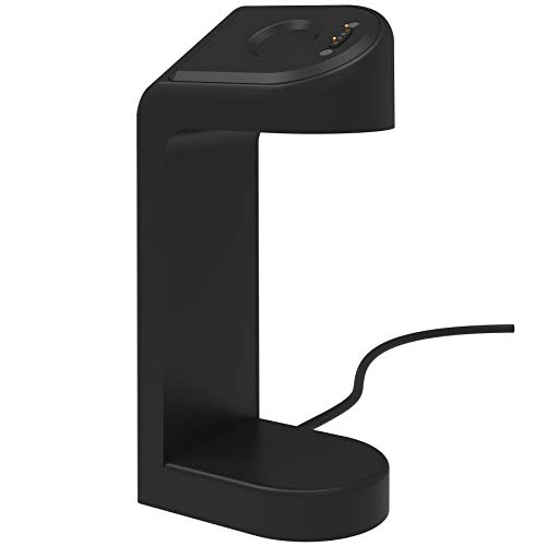 Soarking Replacement Connection Charging Dock Compatible with Ticwatch Pro 3 Charger Stand Station Case Friendly with 5 Feet Cable Black