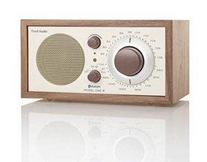 tivoli audio model one bluetooth am/fm radio (walnut/beige)