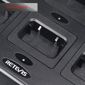 Retevis RT68 Six-Way Charger, Multi Unit Rapid Charger for Retevis RT68 Walkie Talkie and Battery (1 Pack)