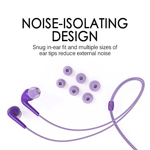 MEE audio Earphone Noise Isolating In-Ear Headphones with Memory Wire