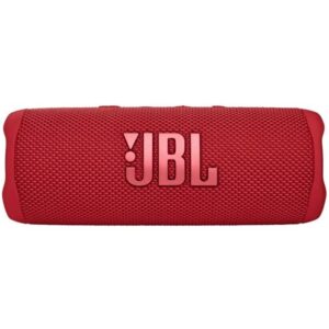 JBL-Flip 6 - Waterproof Portable Bluetooth Speaker, Powerful Sound and deep bass, IPX7 Waterproof, 12 Hours of Playtime with Megen Hardshell Case - Red