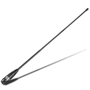 nagoya na-771 sma-male 15.6-inch whip vhf/uhf (144/430mhz) antenna for yaesu, vertex, tyt, and wouxun radios