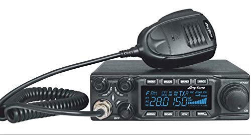 AnyTone AT-6666 10 Meter Radio for Truck, with SSB(PEP)/FM/AM/PA Mode,High Power Output 15W AM,45W FM,60W SSB(PEP)