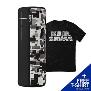 Logitech Ultimate Ears Boom 2 Portable Waterproof & Shockproof Bluetooth Speaker Cubic Night (Kool Savas Limited Edition with T-Shirt)