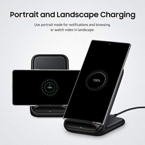 Samsung 15W Fast Charge 2.0 Wireless Charger Stand - Black (US Version with Warranty)