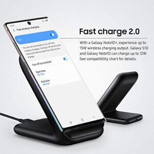 Samsung 15W Fast Charge 2.0 Wireless Charger Stand - Black (US Version with Warranty)