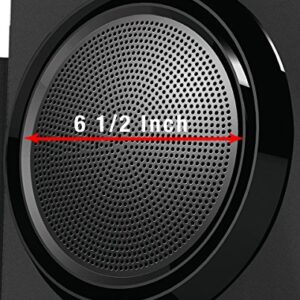 Boytone BT-210FB Wireless Bluetooth Stereo Audio Speaker with Powerful Sound, Bass System, Excellent Clear Sound & FM Radio, Remote Control, Aux-In Port, USB/SD/for Phone's, Laptops, Black, 30 W