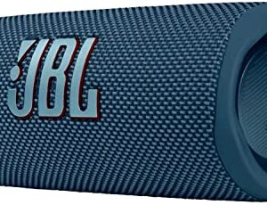 JBL Flip 6 Waterproof Portable Wireless Bluetooth Speaker Bundle with Hardshell Protective Case (Blue)