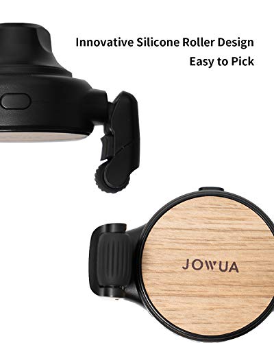 Jowua Invisible Foldaway car Mount for Tesla Model 3 / Model Y, 360° Free Rotation, Silicone Roller Design, Compatible with Phone 13 Pro Max and Other 4.7-6.5'' Smartphones, Model X / S Dashboard