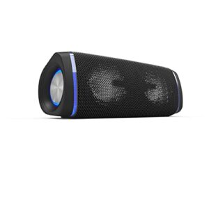 EDUPLINK Bluetooth Speaker, 40W Powerful Volume, Deep Bass, IP67 Waterproof, TWS Pairing, 15 Hours Playtime, TF and USB Slots, Charge Out, Outdoor Triangle Design (Black)