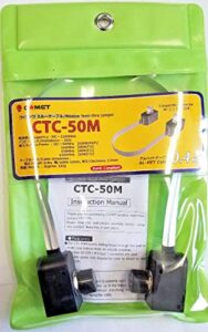 comet ctc-50m ctc50m ctc 50m ctc/50m original window feed-thru jumper w/uhf female (so-239) connectors at each end