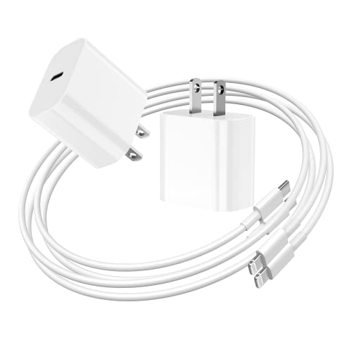 iPhone 14 13 12 Fast Charger [Apple MFi Certified],USB C Wall Charger Fast Charging 20W PD Adapter with 10FT Type-C to Lightning Cable Compatible with iPhone 14 13 12 Pro Max Mini 11 Xs XR X 8 Plus