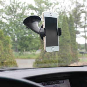 blu r1 hd, advance 5.0 compatible premium compact car mount windshield glass holder dock