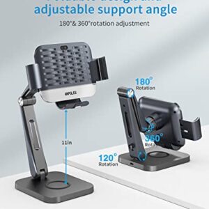 ANPULES Wireless Charger Stand for Z Fold 4/3/2, ANPULES [3 Coils] 2 in 1 Charging Station for Samsung Galaxy Buds 2 Pro/Pro / 2 / Live and Z Fold Series